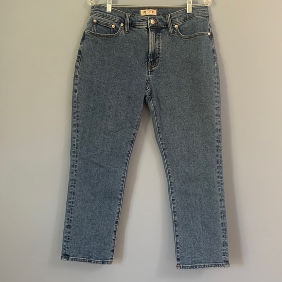Madewell | Jeans | Madewell Mid Rise Perfect Vintage Size 29p Worn Once 99 Cotton Straight Leg ...